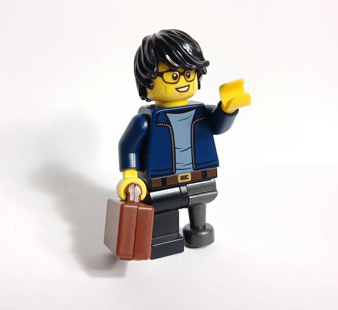 Minifig W/ Prosthetic Leg With Luggage Briefcase Amputee Limb ...