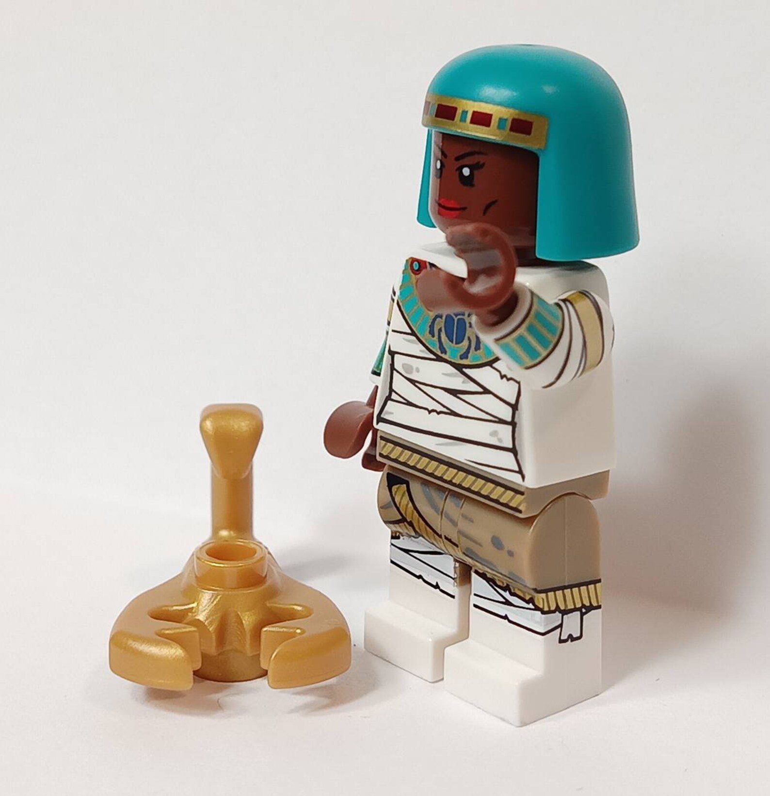 Mummy Queen Minifigure Egyptian Pharaoh With Golden Scorpion - Etsy