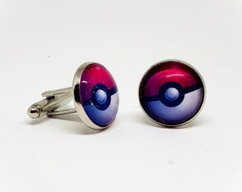Pokeball Cufflinks | Etsy