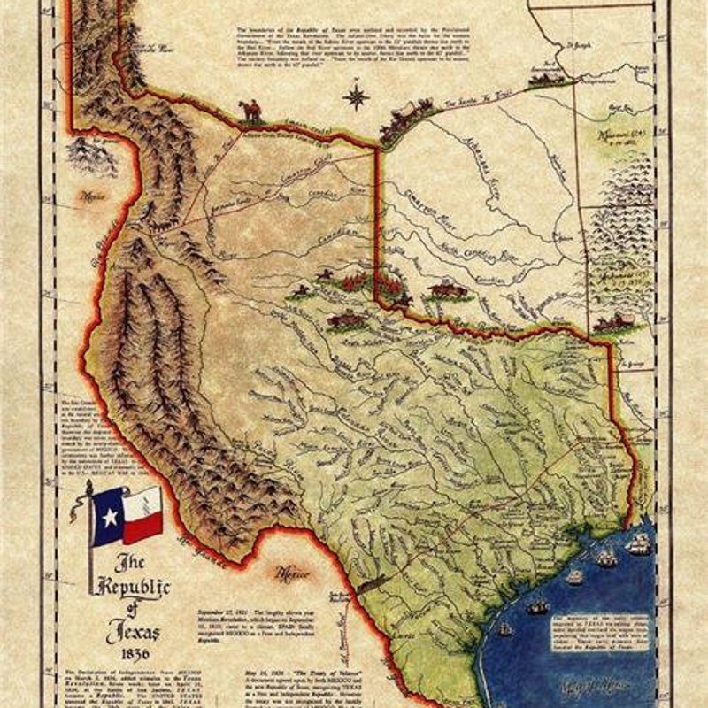 Republic of Texas - Etsy