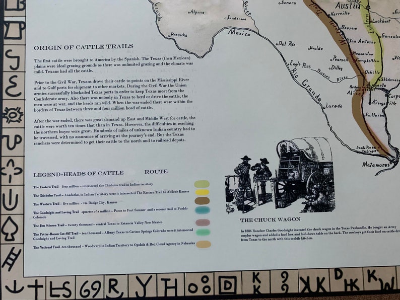 Cattle Trails of the Old West - Lonesome Dove - Cattle Drive - Chuck ...