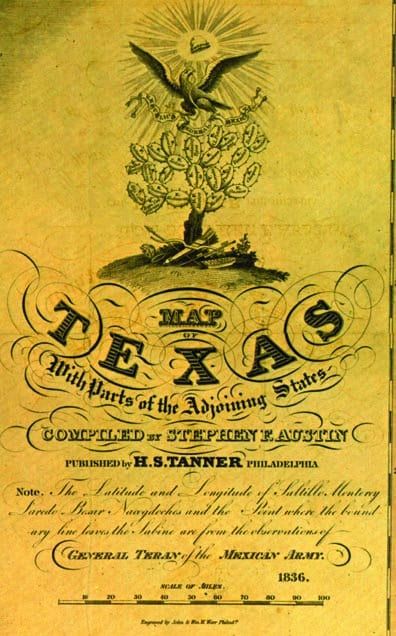 Mapa De Las Primeras Colonias De Texas Spanish Texas In The American