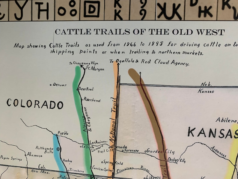 Cattle Trails of the Old West - Lonesome Dove - Cattle Drive - Chuck ...