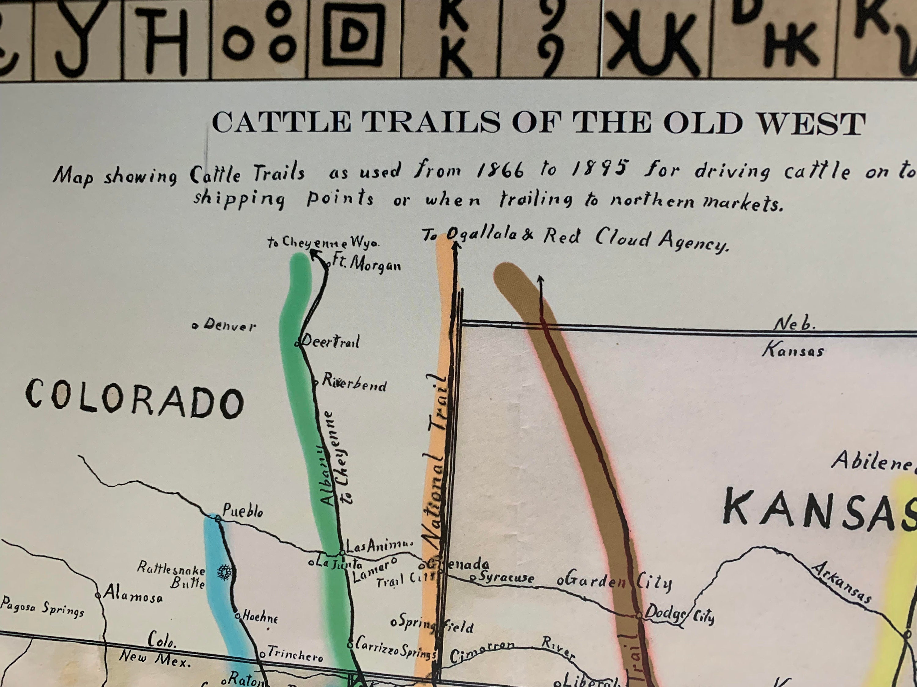 Cattle Trails of the Old West Lonesome Dove Cattle Drive Chuck Wagon ...