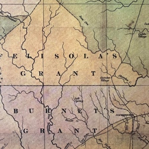 Republic of Texas Map of Stephen F. Austin's 13 Colonies 1836 ...