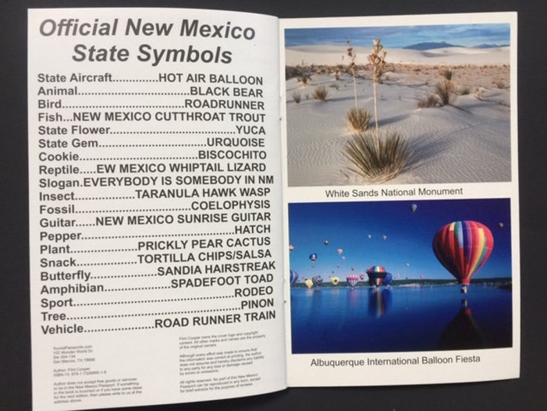New Mexico Fun Certificate of Citizenship and Tourist Passport - Etsy