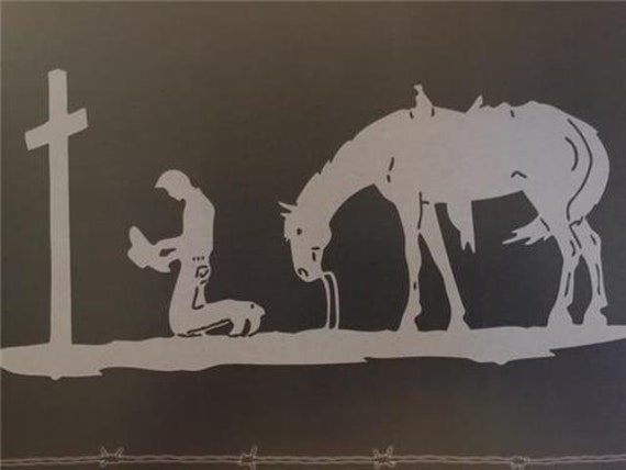 Art & Collectibles Digital Prints Prints Cowboy 10 Commandments Church ...