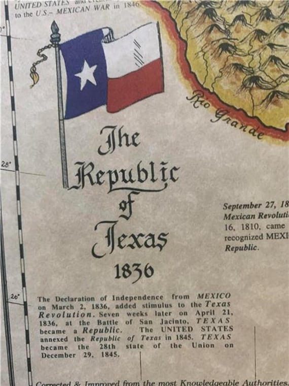 Bandera De La República De Texas De 1836 1846