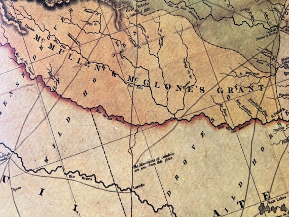 Mapa De Las Primeras Colonias De Texas Spanish Texas In The American
