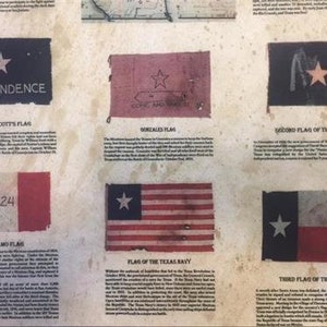 The Republic of Texas Flags & Map - Etsy
