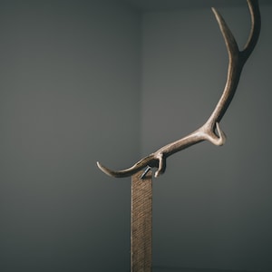 XL Antler Bar: Simple Steel Antler Mount - Etsy