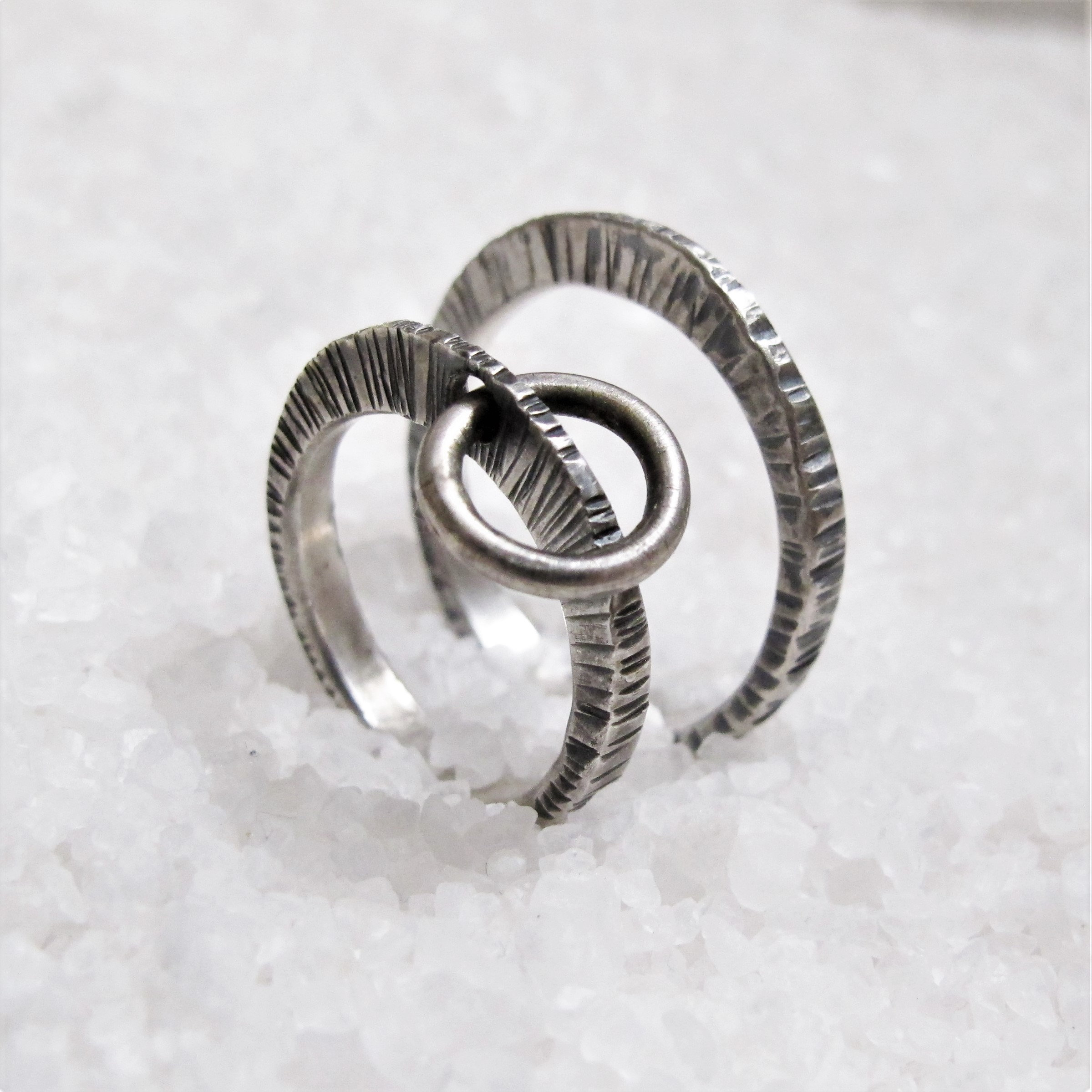 Bsdm Ring Silver Slave Master BDSM Ring Silver Hammered - Etsy UK