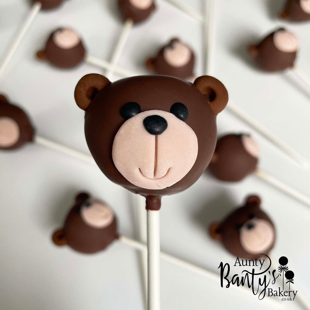 Teddy Bear Picnic Cake Pops Teddy Bear Themed Party Favours Teddy Bear ...