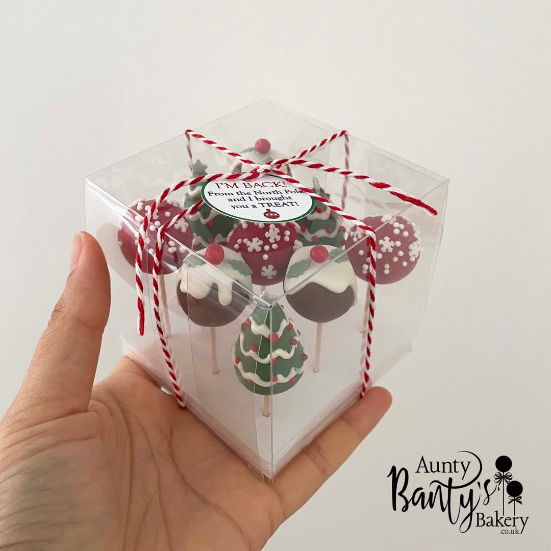 Elf Arrival Treat Box: Pre-order Christmas Cake Pops, UK Delivery - Etsy UK