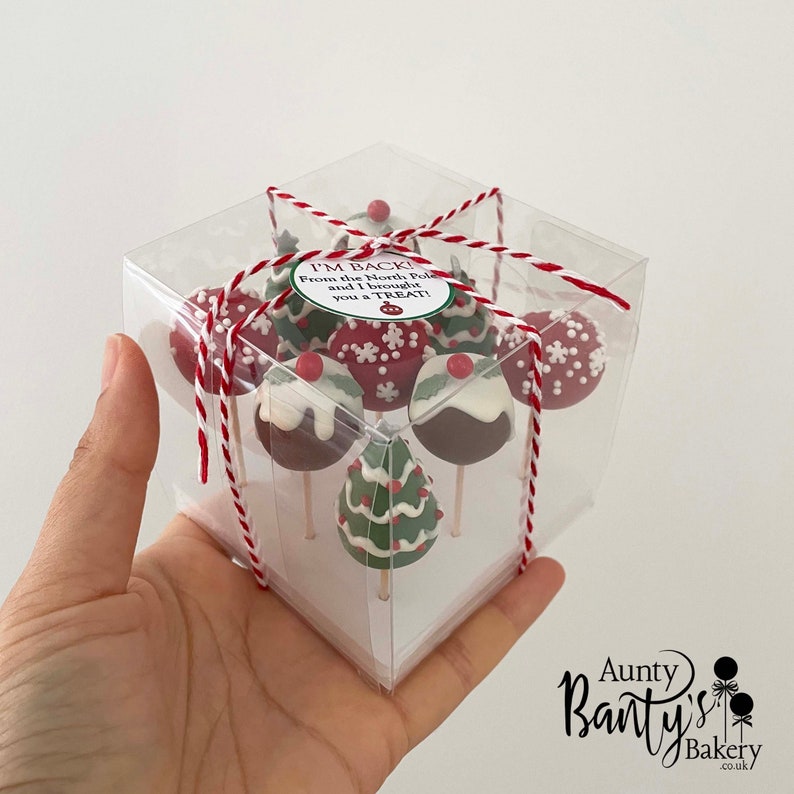 Elf Arrival Treat Box: Pre-order Christmas Cake Pops, UK Delivery - Etsy UK