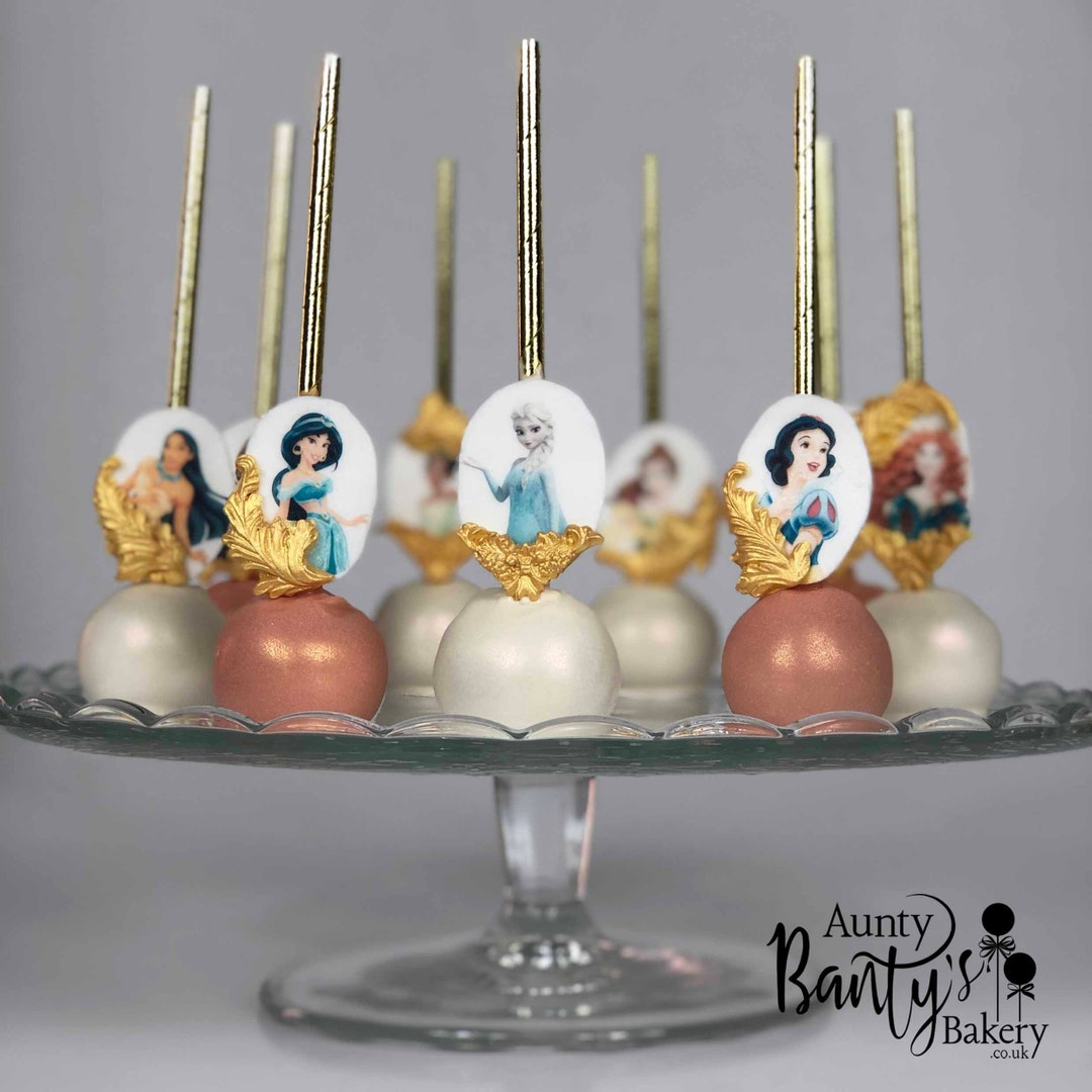 Princess Cake Pops Princess Party Cake Pops Kids Birthday Favours Baby ...