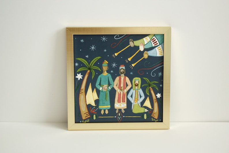 Nativity Scene Christmas Folk Art Unique Nativity - Etsy