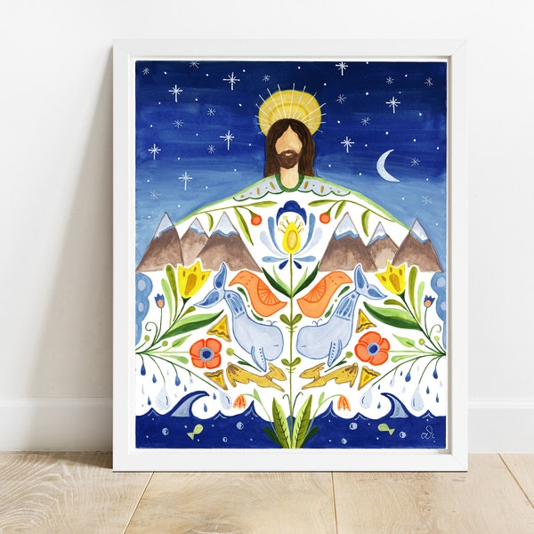 Religious Folk Art - Etsy