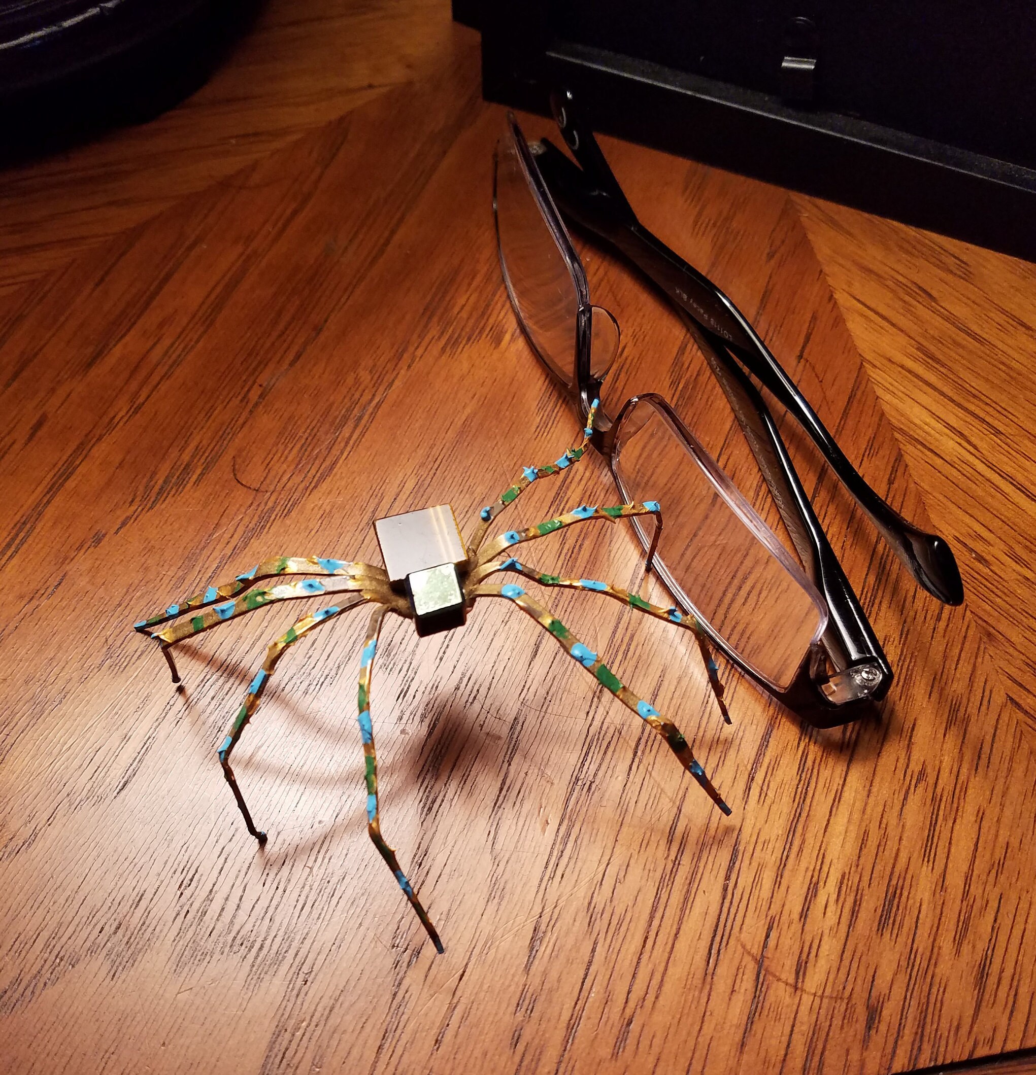 Bejeweled Spider 15 Fantasy Creature Sculpture Recycled Art Repurposed ...