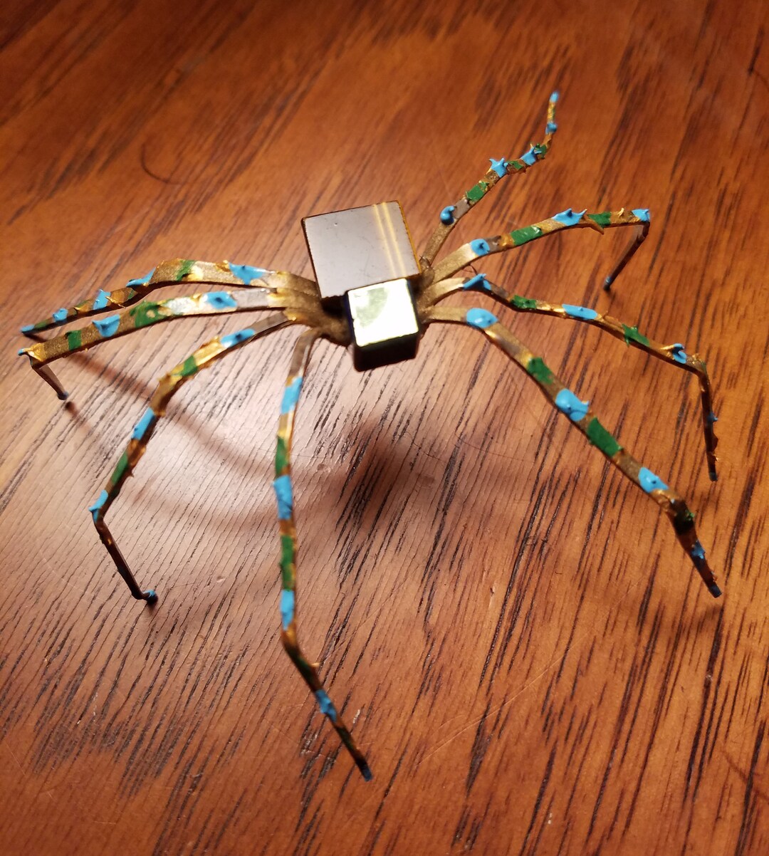 Bejeweled Spider 15 Fantasy Creature Sculpture Recycled Art Repurposed ...