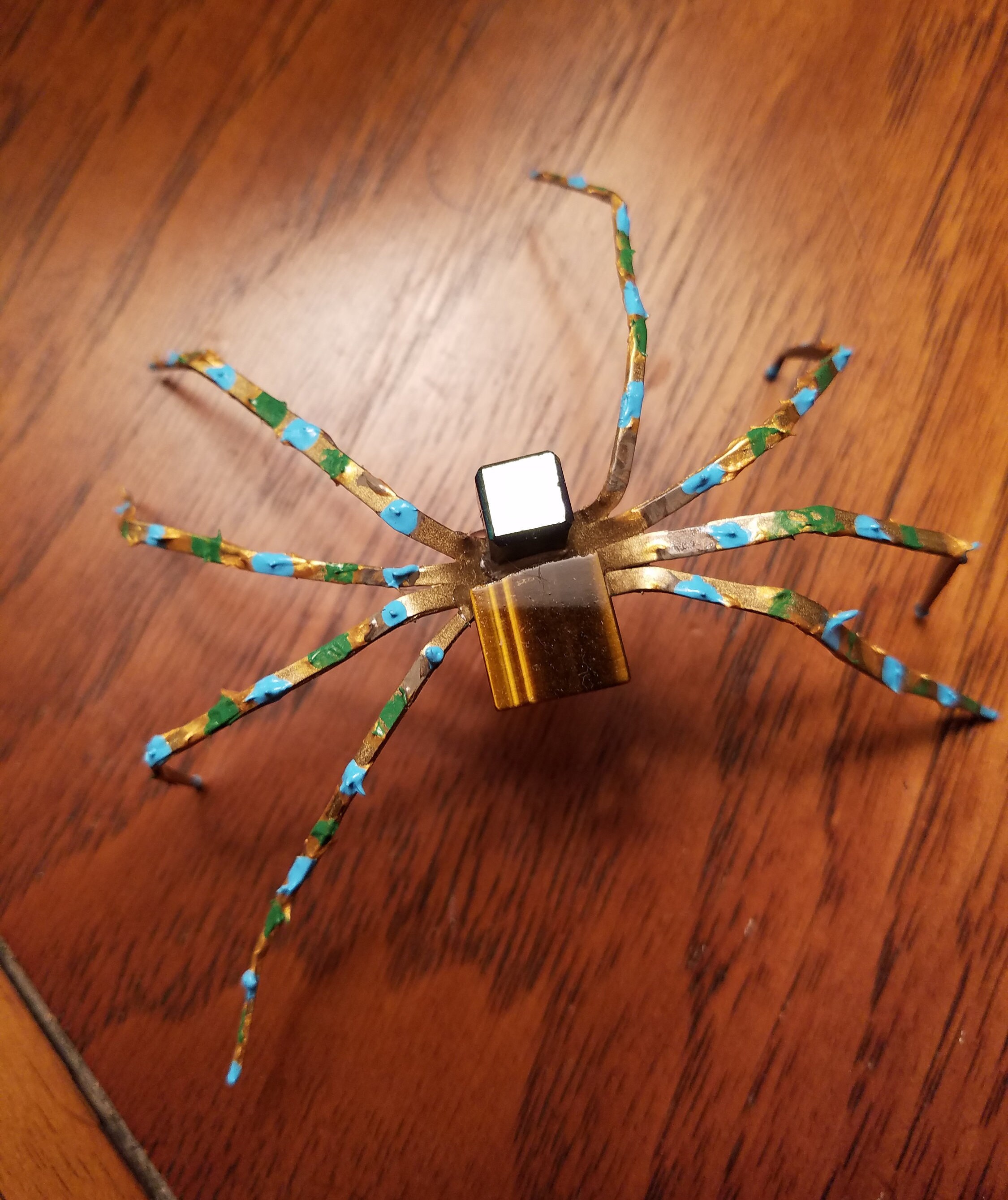 Bejeweled Spider 15 Fantasy Creature Sculpture Recycled Art Repurposed ...