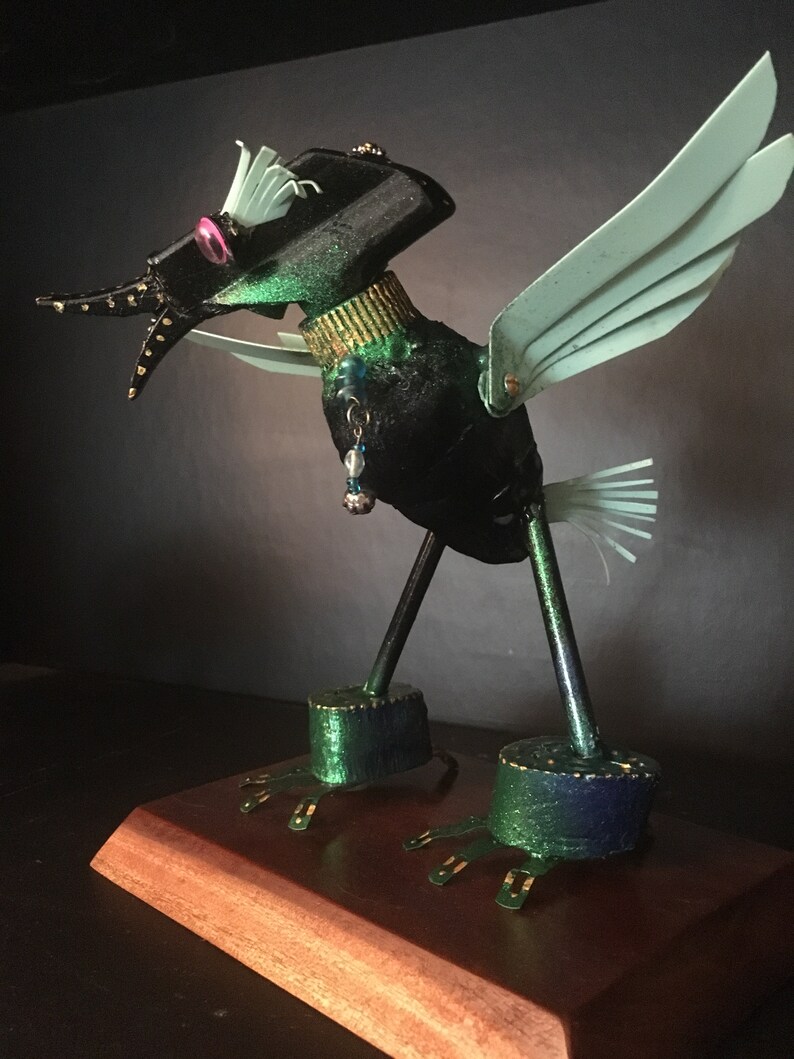 Speckled Headed Bone Spur Draft Dodger Fantasy Bird fantasy | Etsy