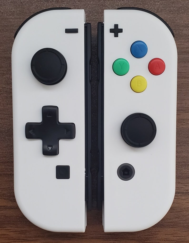 New Custom Nintendo Switch White D-pad Joy-con Controller! - Etsy