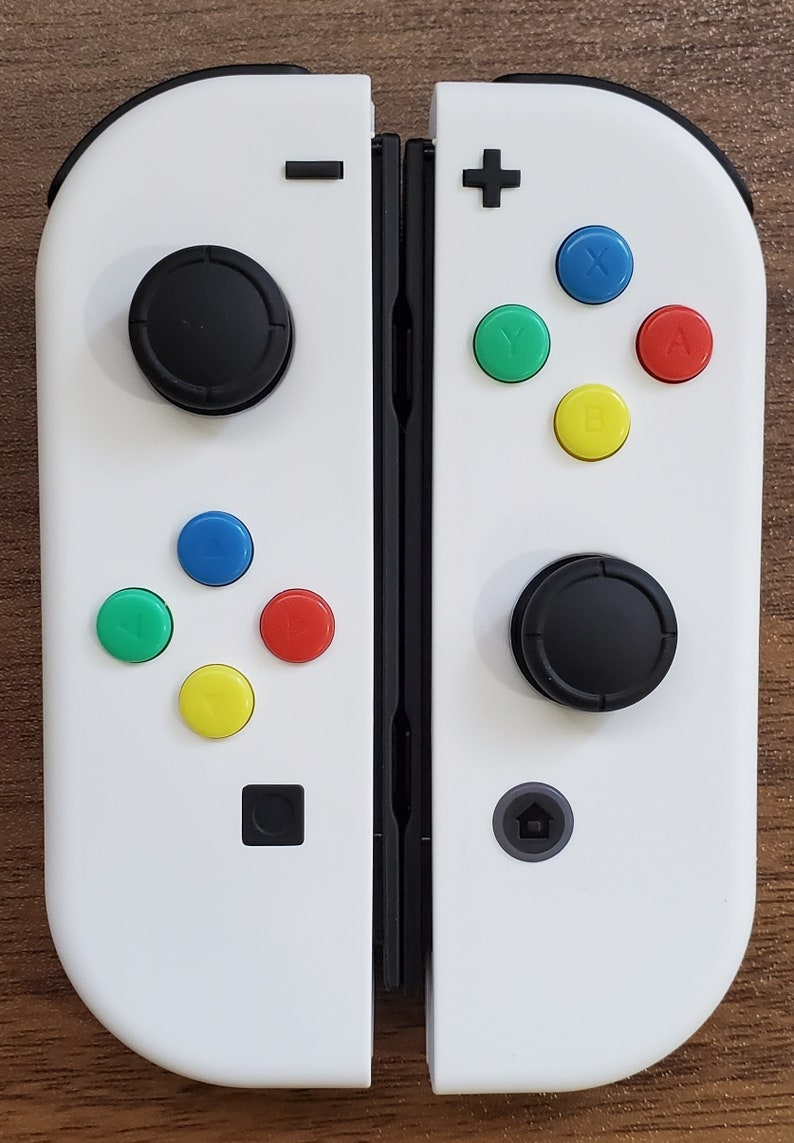 New Custom Nintendo Switch White D-pad Joy-con Controller! - Etsy