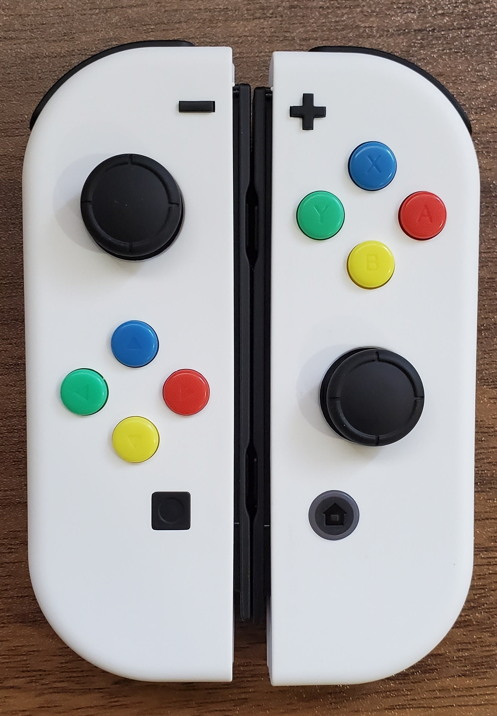 Custom New Nintendo Switch White Joy Con Controllers With Or Etsy