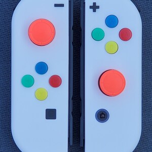 New Custom Nintendo Switch White D-pad Joy-con Controller - Etsy