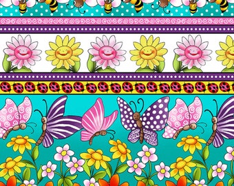 Garden Patch Fabric | Etsy