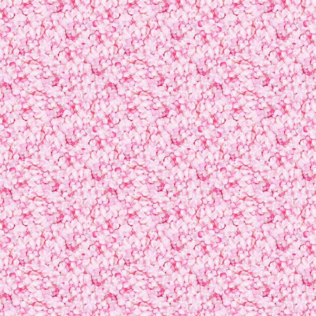 Budding Romance Rose Petals Pale Pink Fabric by Northcott Fabrics - One ...
