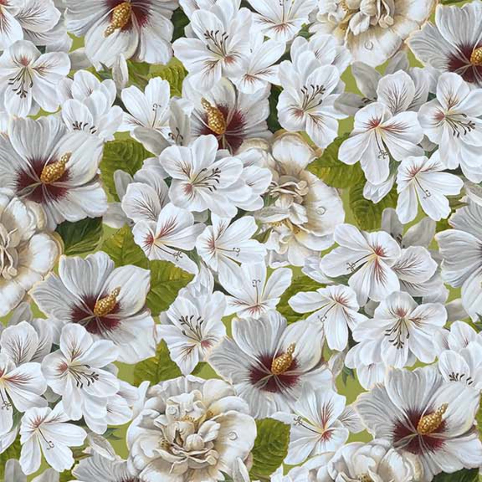 Covent Garden Flowers White Fabric by Northcott Fabrics One - Etsy