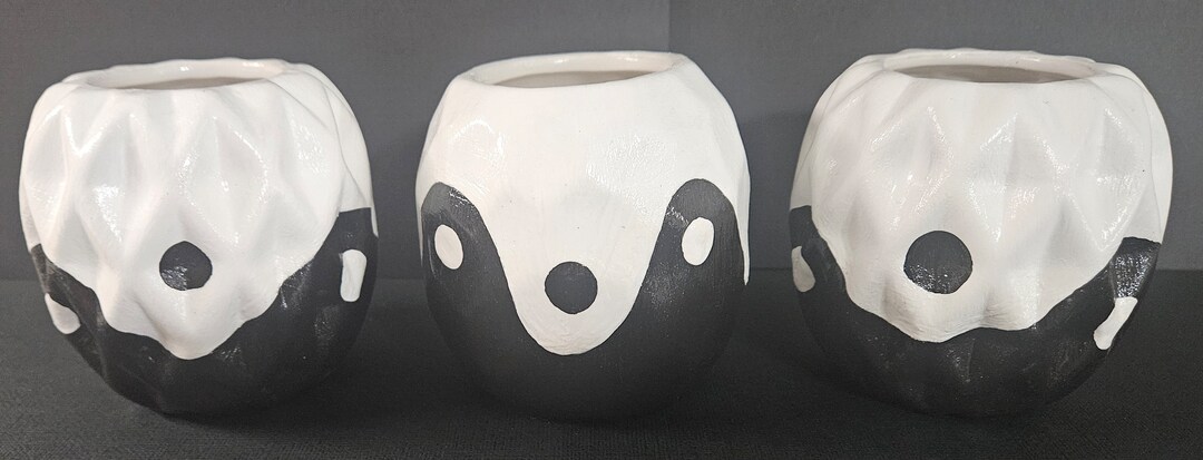 Yin Yang Pen Holder, Desk Plant, Succulent Pot - Etsy