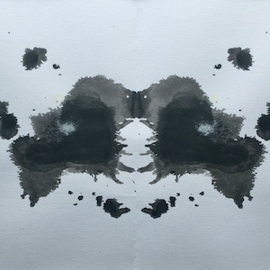 Unique Inkblot Print 029 - Etsy