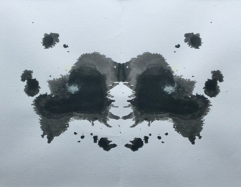 Unique Inkblot Print | 029 - Etsy