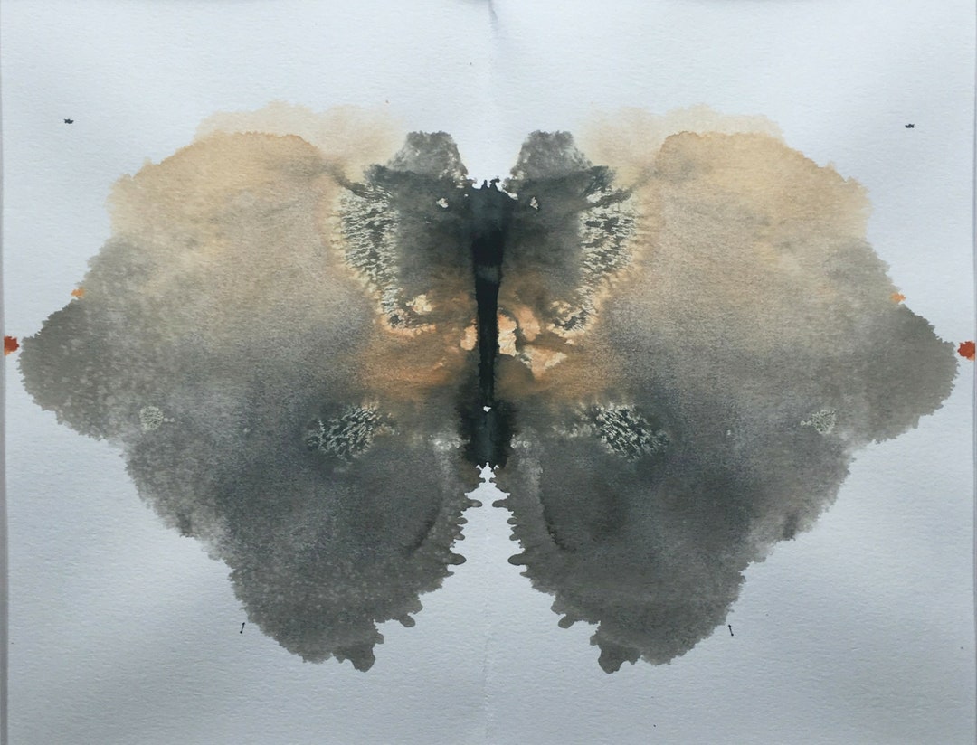 Unique Inkblot Print | 020 - Etsy