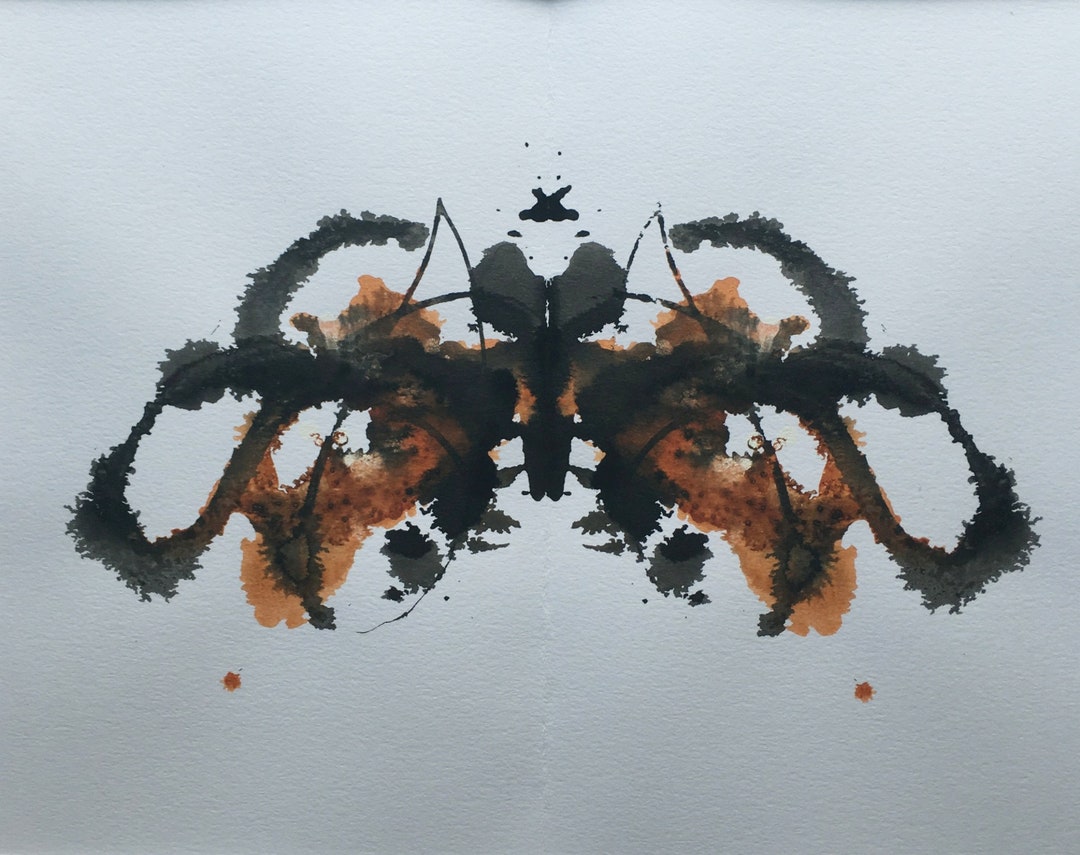 Unique Inkblot Print | 003 - Etsy