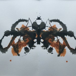 Unique Inkblot Print | 003 - Etsy