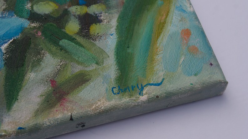 Colorful Bouquet of Flowers/ Abstract Realism/ Original Oil - Etsy