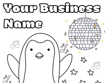 Personalized Dancing Animal Coloring Sheet Under the Big Top Lion Print ...