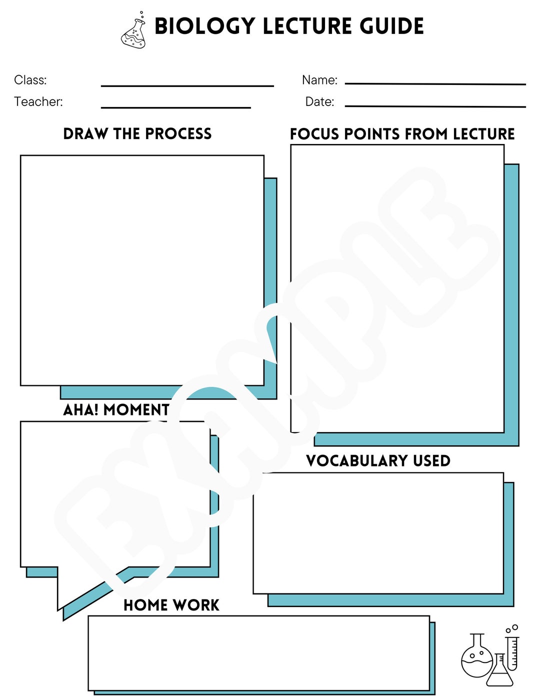 Class Worksheet | Teacher Resource | Customizable - Etsy