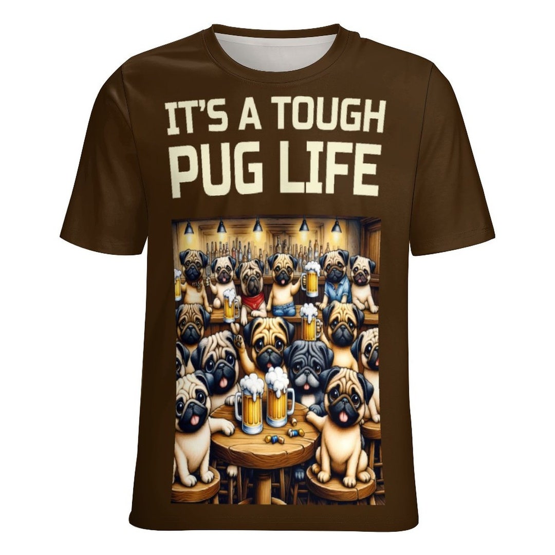 It's a Tough Pug Life T-shirt for Sale by Swaggy Shirt on Etsy, Pug ...