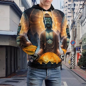 Buddha Meditation Hoodie for Sale by Swaggy Shirt Online Etsy Shop ...
