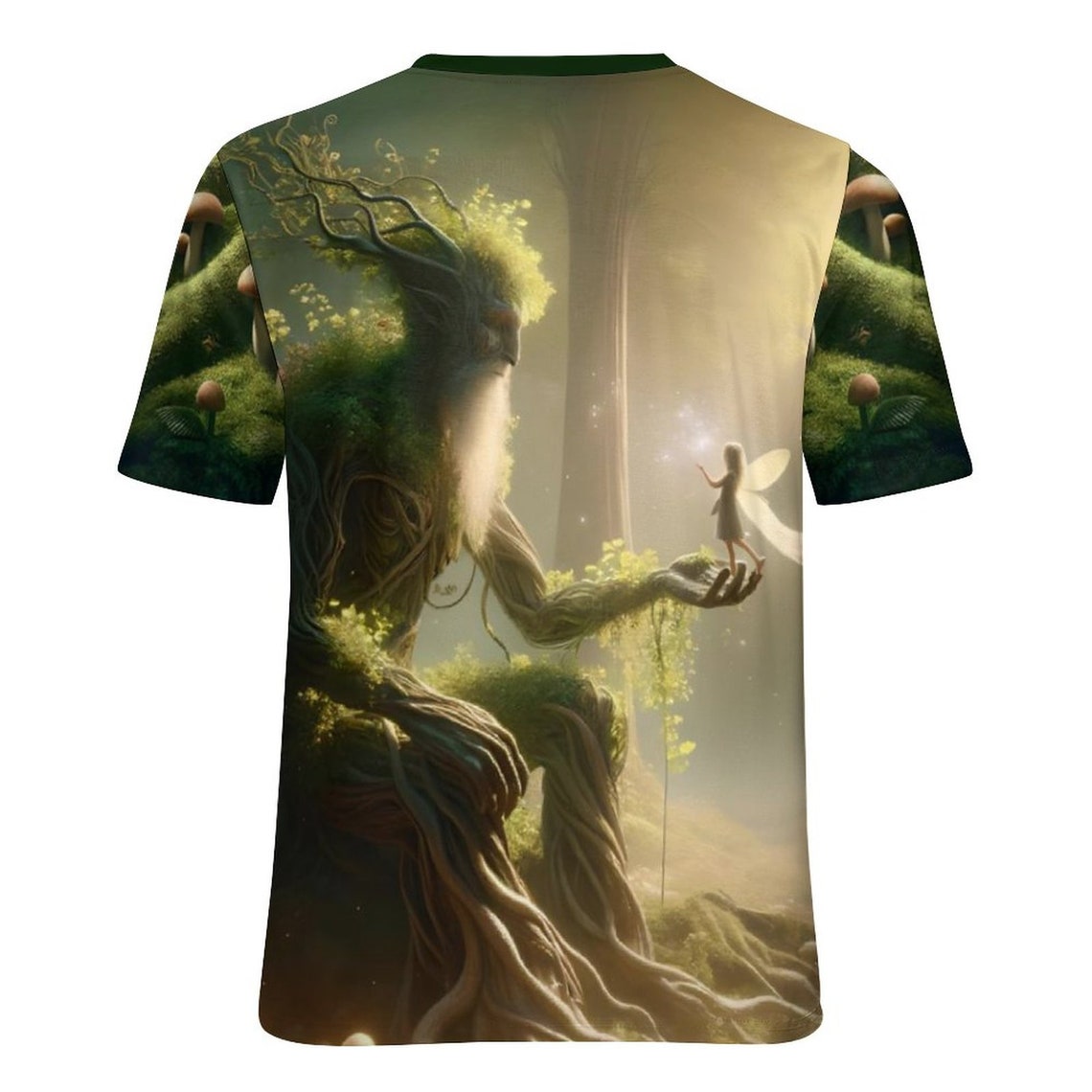 Nature Spirit Holding Fairy T-shirt, Faerie Magical Shirt, Men’s Fairy ...