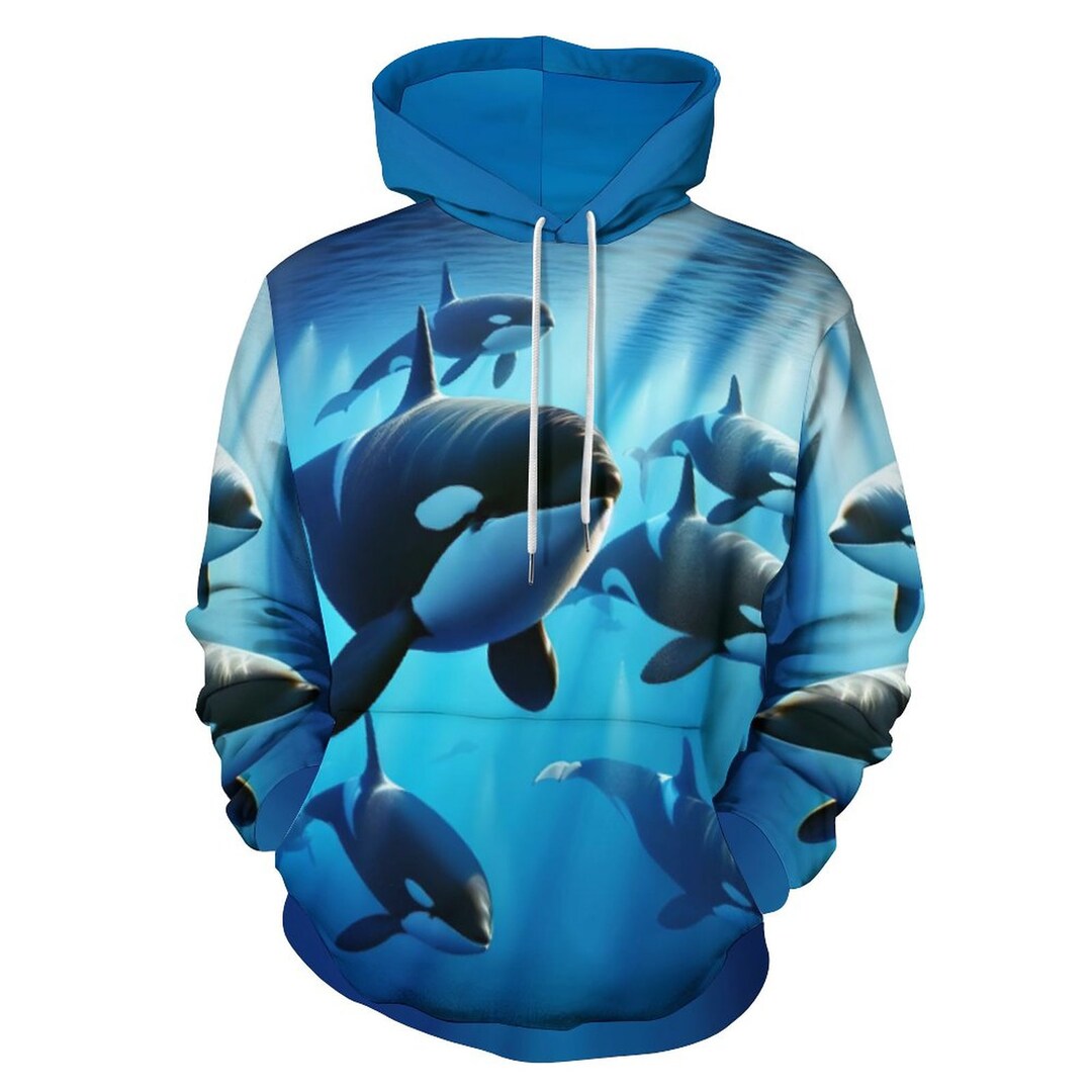 Orca Killer Whale Hoodie for Sale by Swaggy Shirts on Etsy, Orca Lover ...