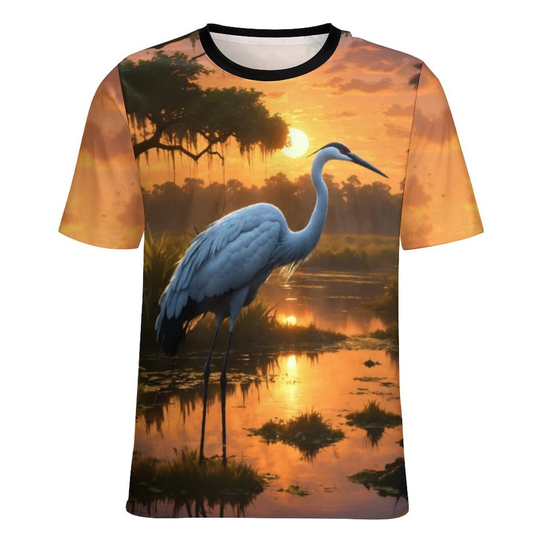 Mystical Crane T-shirt for Sale by Swaggy Shirts on Etsy, Nature Lover ...