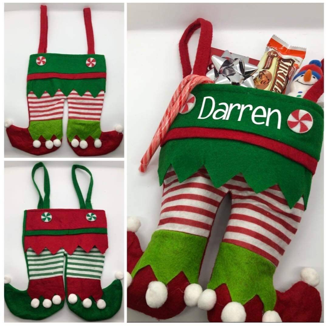 Personalized Elf Stockings - Etsy