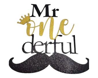 Mr. One-derful SVG One Derful Svg First Birthday Svg Crown - Etsy