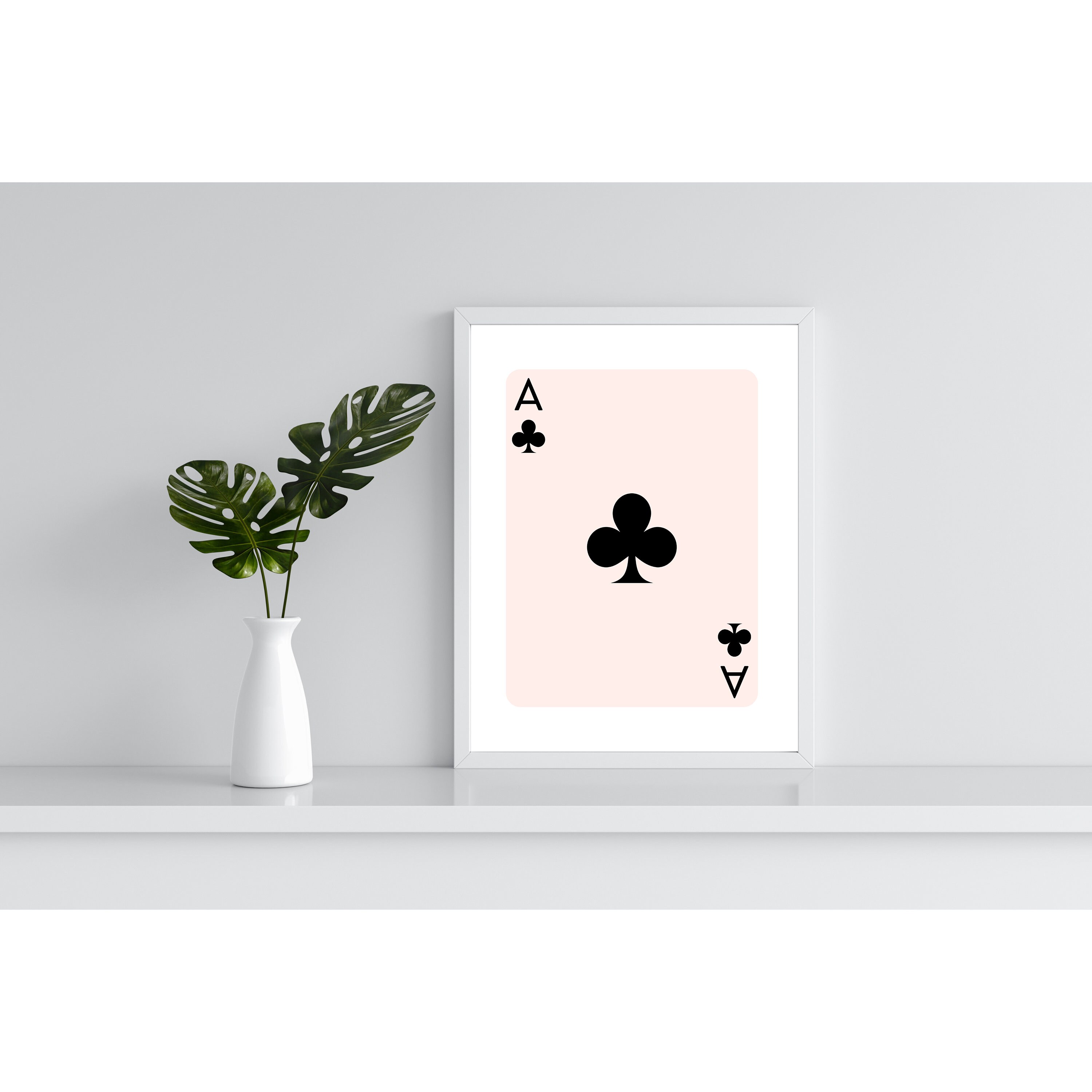 Set of 4 Aces Digital Art Download | Deck of Cards Home Decor | Ace of ...